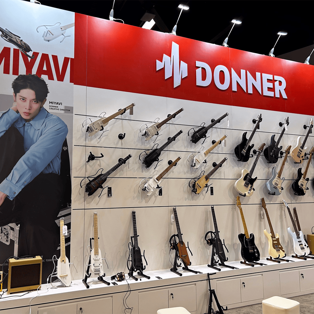 Donner Shines at NAMM 2025 with Innovative Musical Instruments