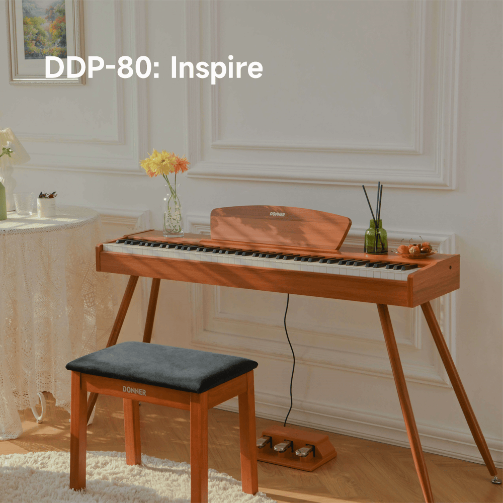 Donner DDP-80: A Vintage-Style Wooden Digital Piano with Expert Sound