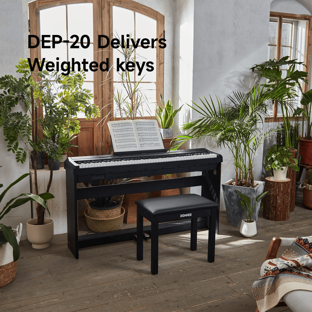 Donner DEP-20 88 Key Portable Weighted Digital Piano: A Delightful Jou