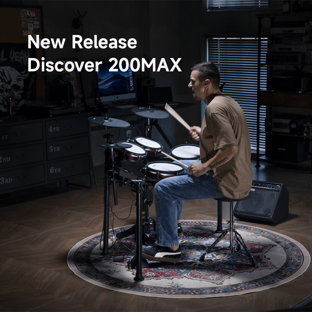 Donner DED-200 MAX Electronic Drum Kit: A Better Version of a Donner C