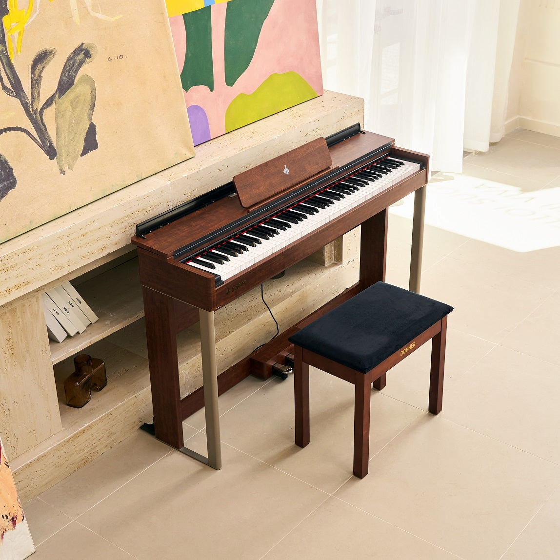 Donner DDP-200 88 Key Weighted Hammer Upright Digital Piano | Donner music- UK