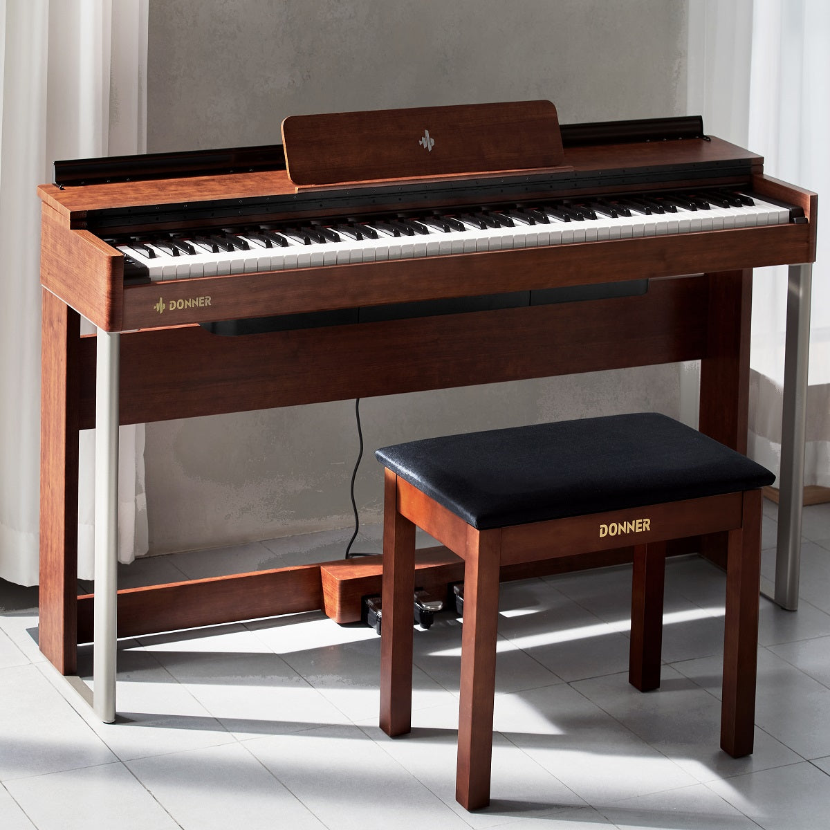 Donner DDP-200 88 Key Weighted Hammer Upright Digital Piano | Donner ...