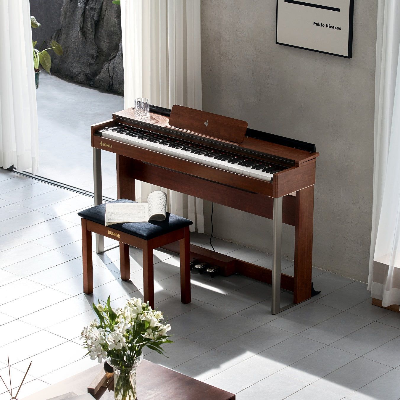 Donner DDP-200 88 Key Weighted Hammer Upright Digital Piano | Donner ...