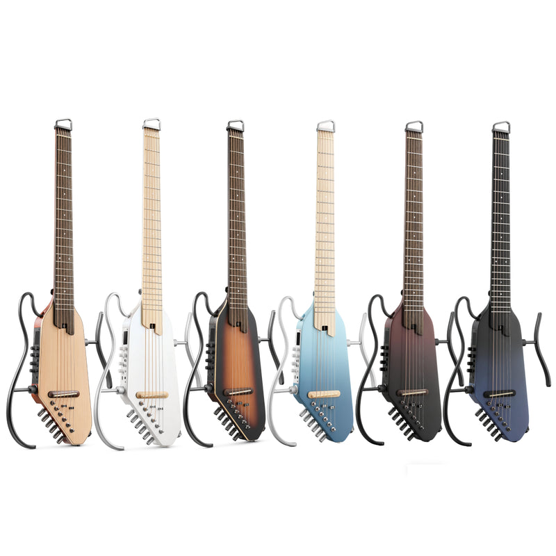 HUSH-I PRO Travel Guitar | Acoustic Electric, Effects, Silent Practice ...