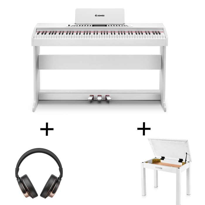 DDP-95 Keyboard With 610 Tones, 600 Rhythms, 3 Piano Teaching Modes-Donner