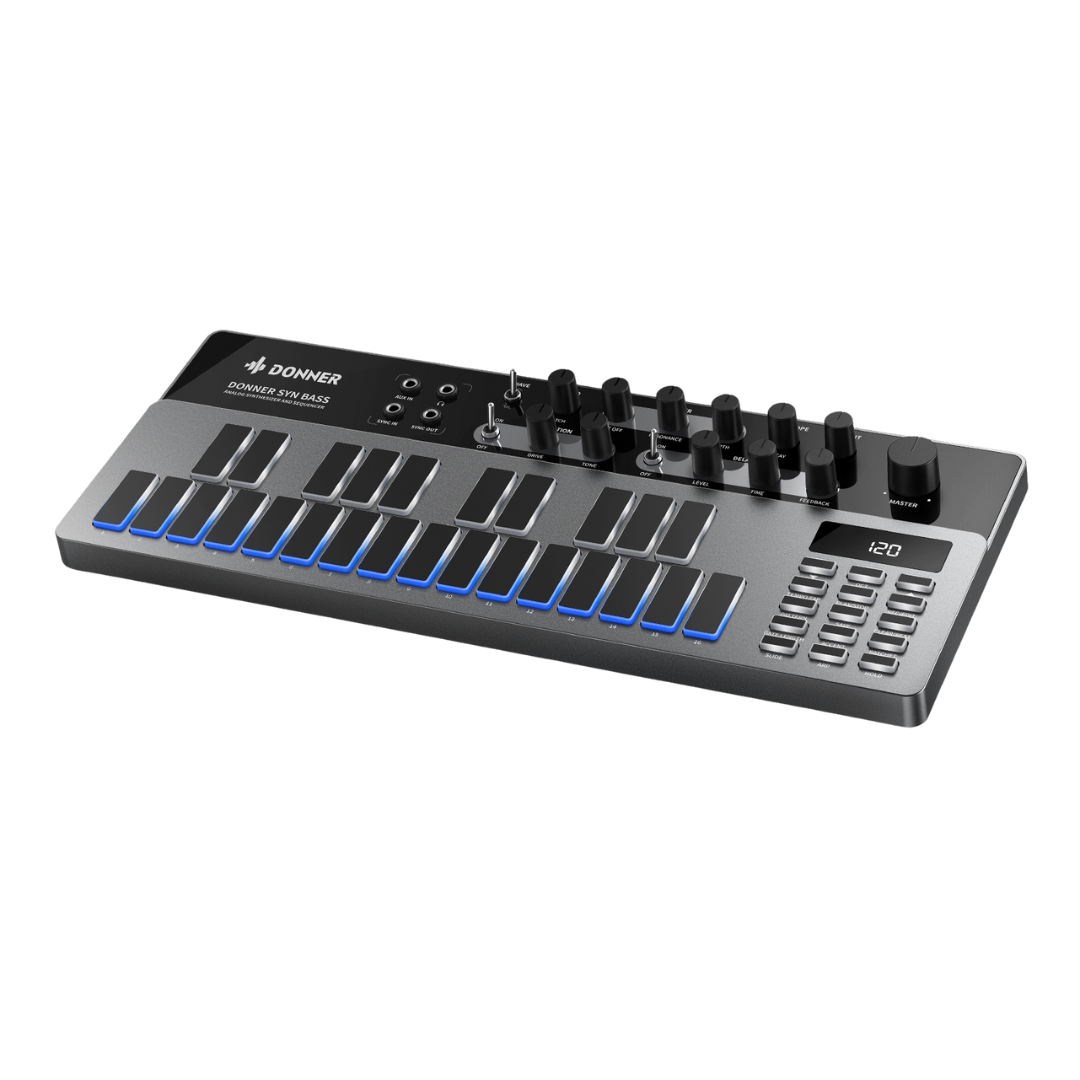 Donner Essential B1 Analog Bass Synthesizer & Sequencer | Donner Music - UK